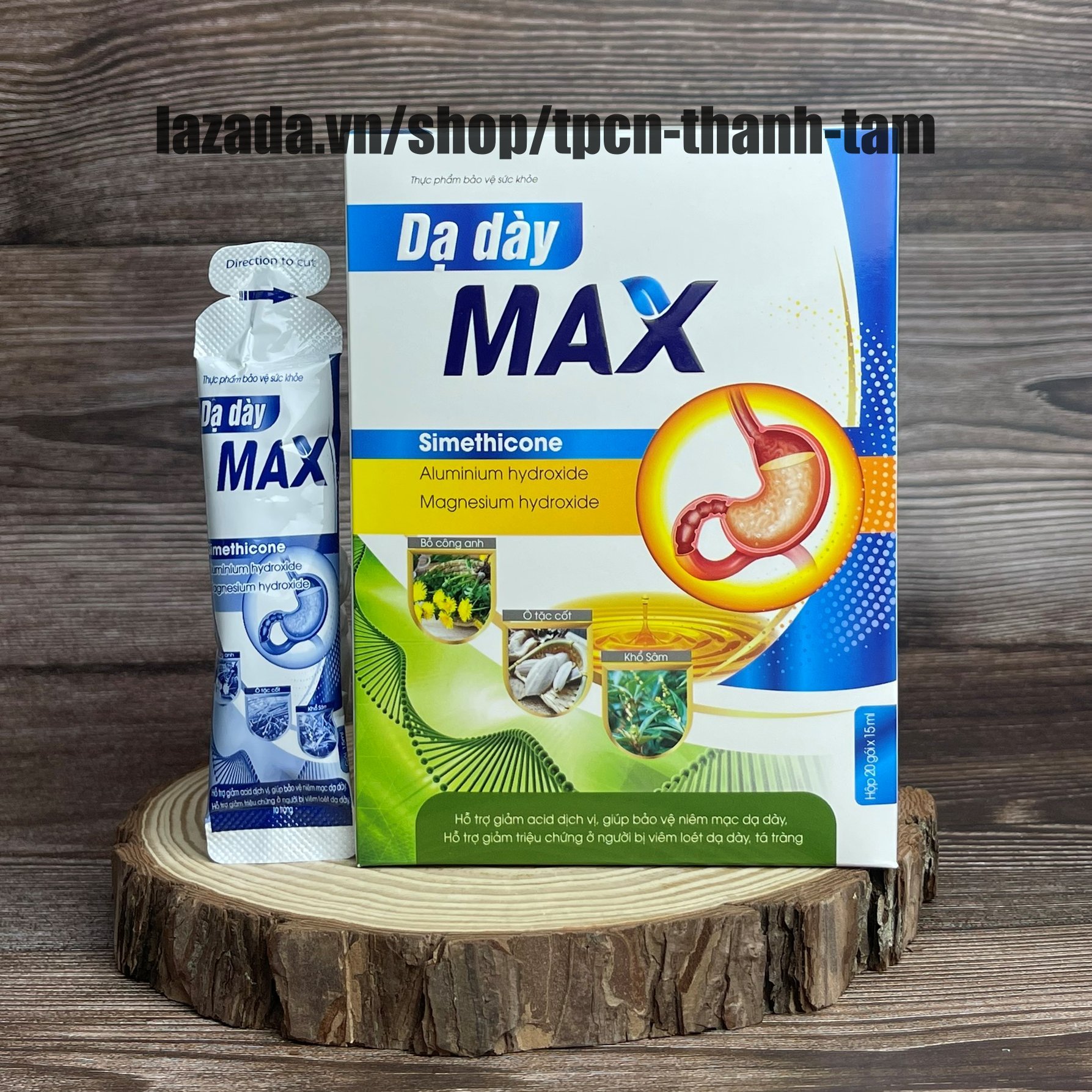 Bình vị phương Kingphar ( 20 gói 4 gam) - giảm acid dịch vị bảo vệ dạ ...