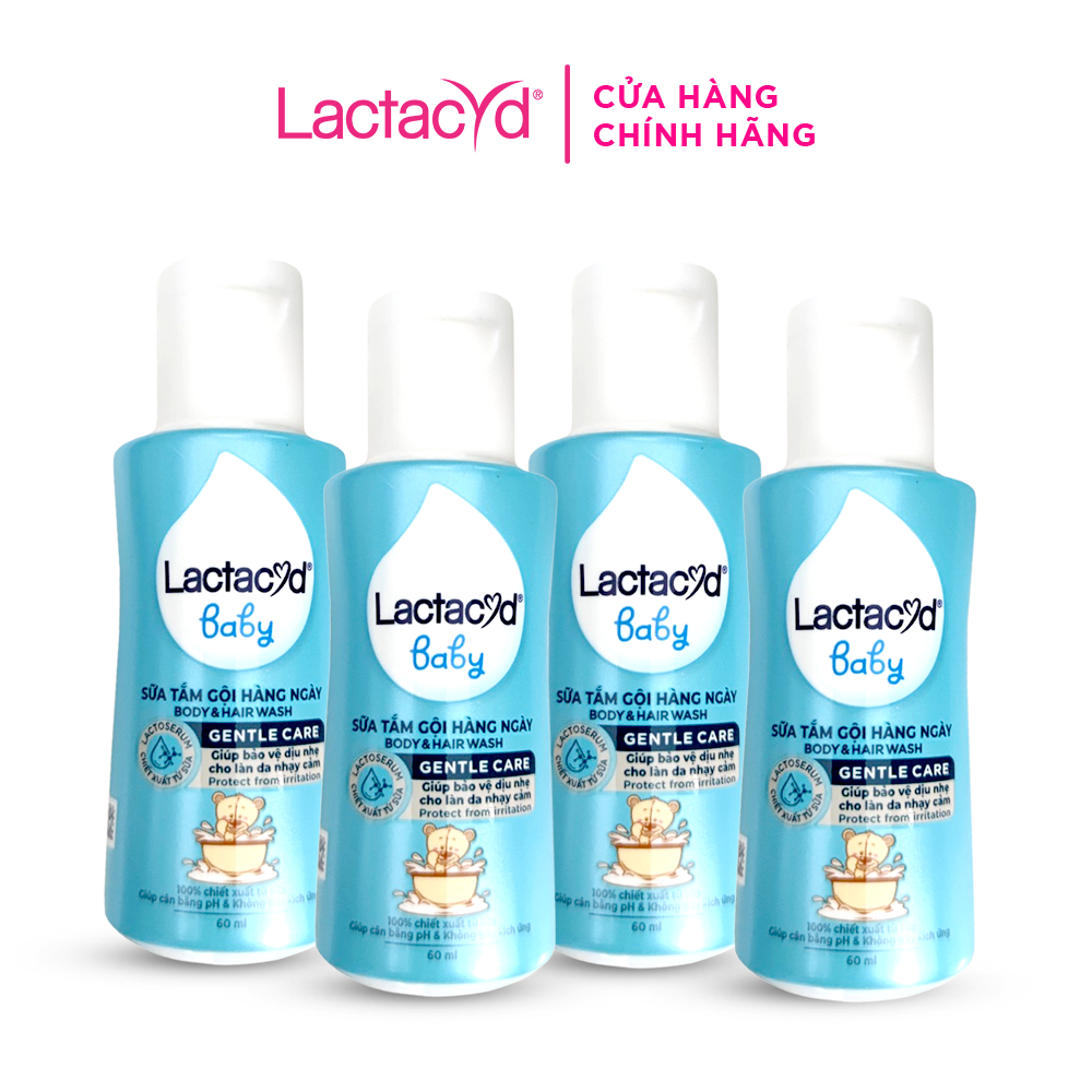 (Quà tặng Lactacyd) Bộ 2 Sữa Tắm Gội Trẻ Em Lactacyd Baby Extra Milky ...