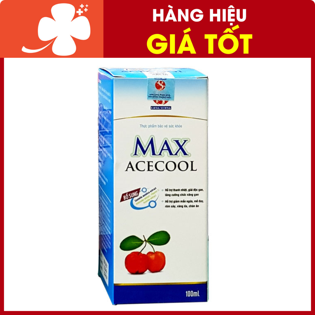 Max Acecool – Hỗ trợ giảm triệu chứng mề đay, mẩn ngứa, hỗ trợ thanh ...