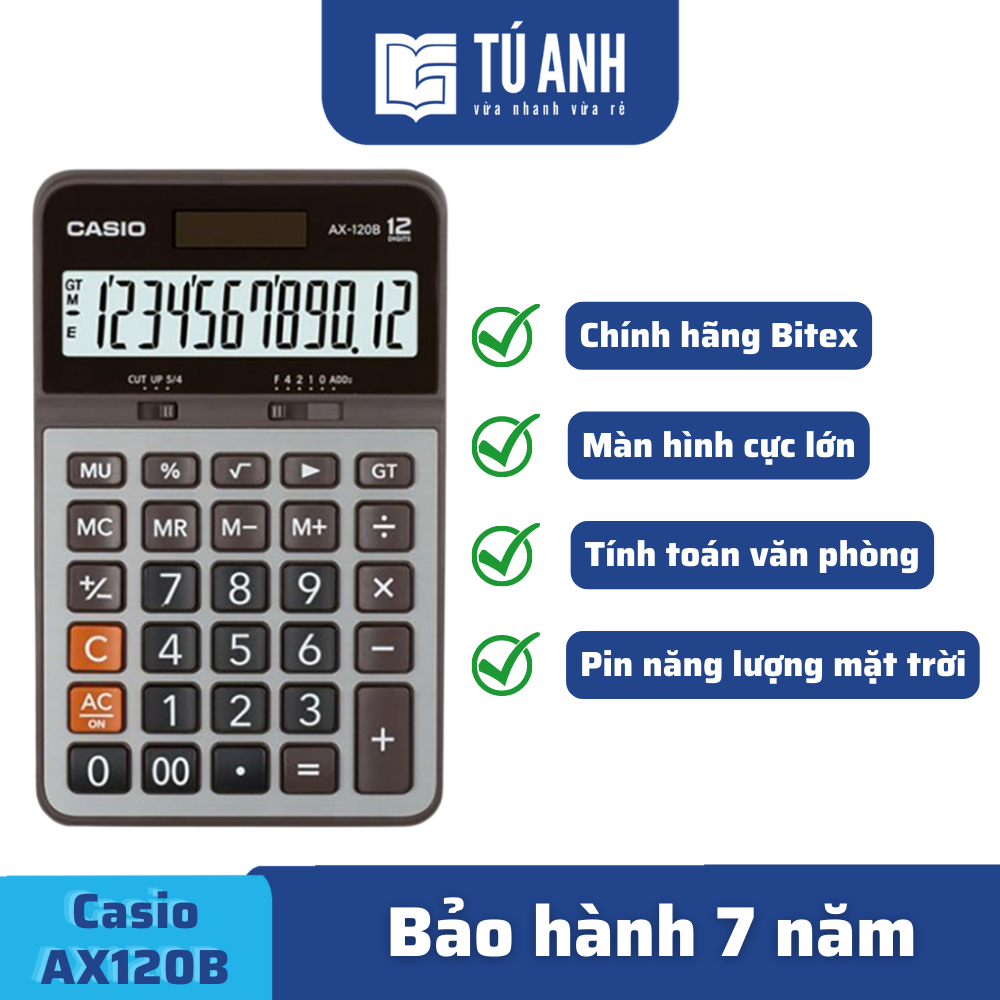 Máy Tính Để Bàn Casio AX-120B | Lazada.vn