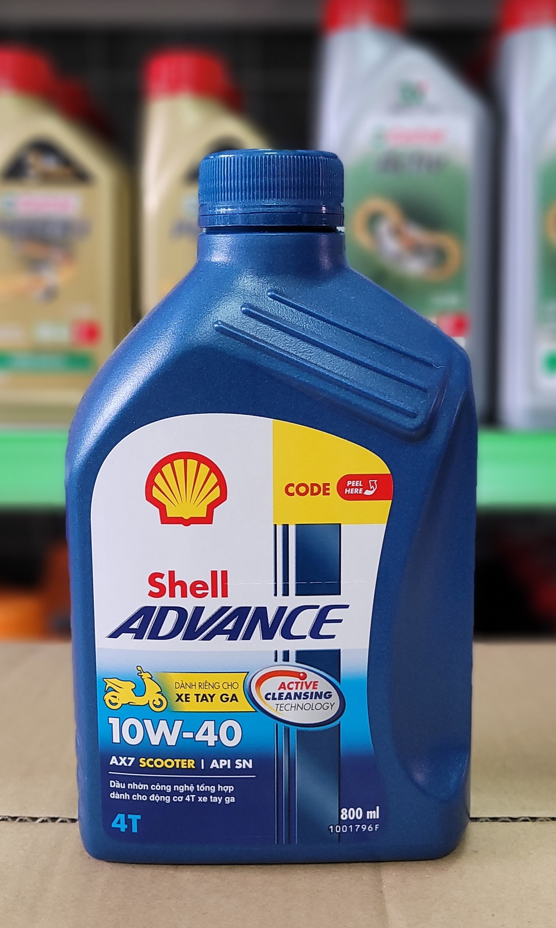 Nhớt Shell Advance 4T AX5 15W40 800ml - MixASale