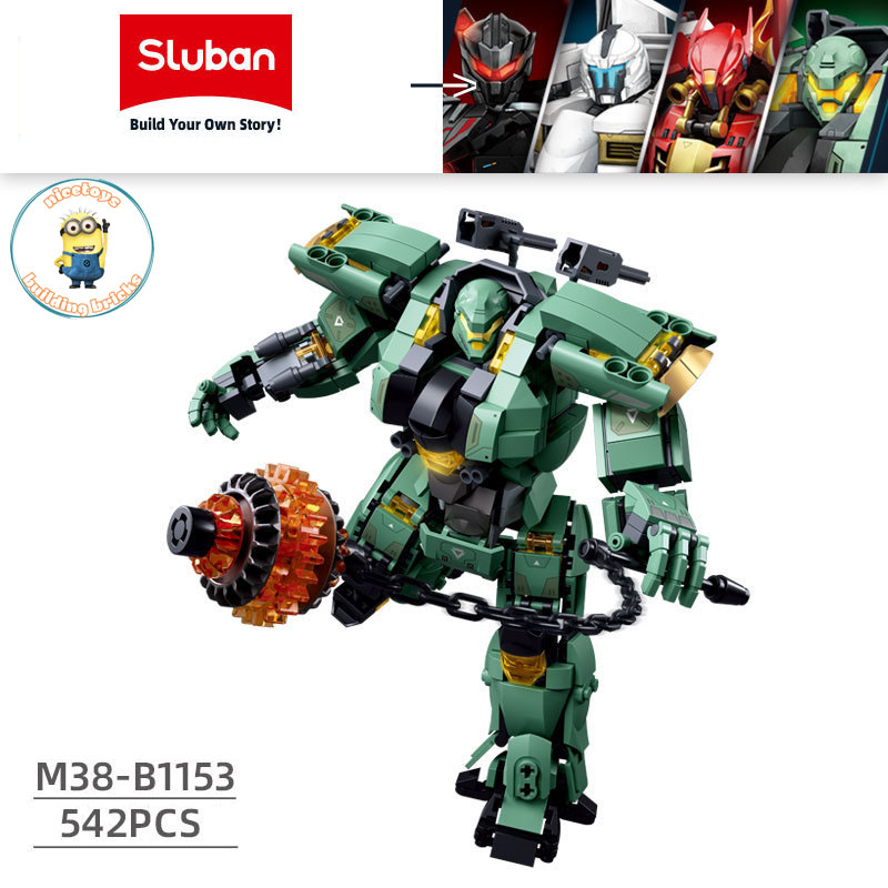 Đồ Chơi Lắp Ráp Kiểu LEGO Sluban Mô Hình Trưng Bày Robot Biến Hình ...