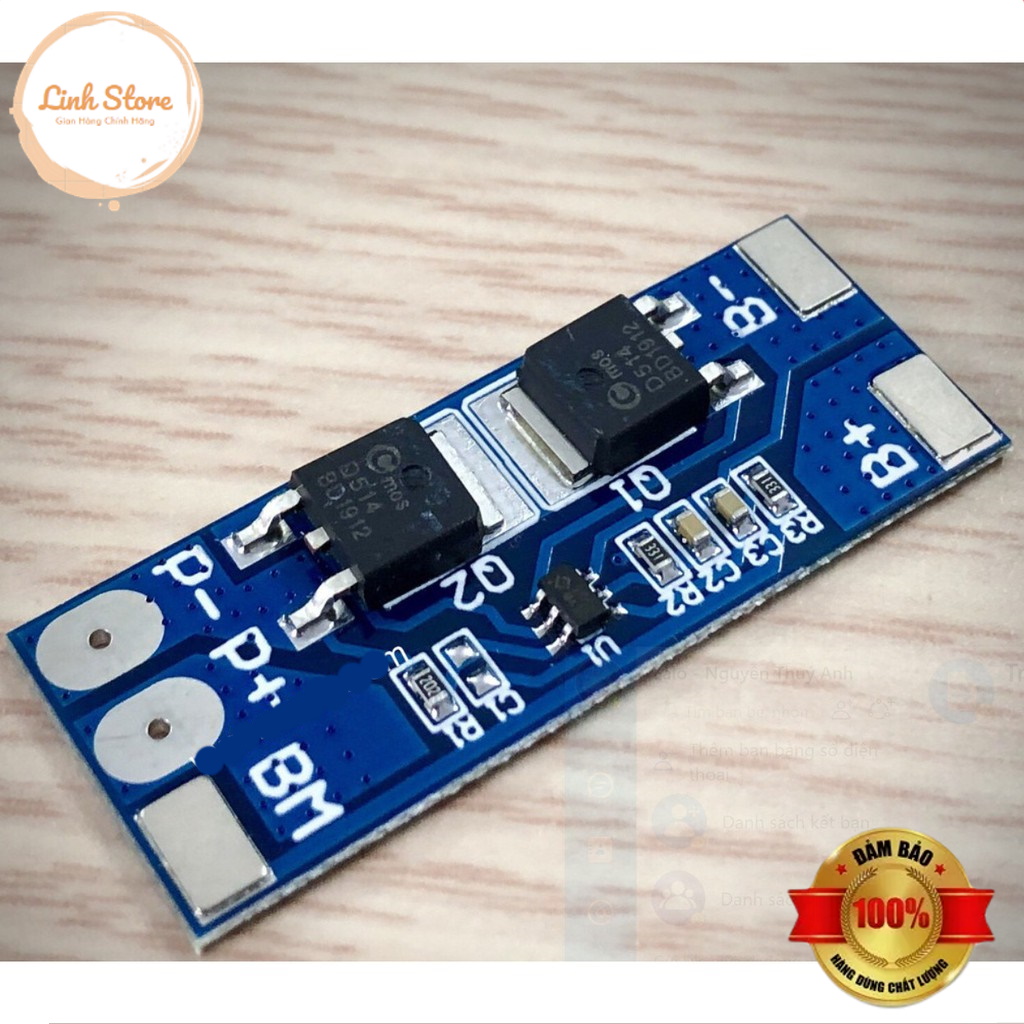 Mạch Sạc Và Bảo Vệ Pin Li-Ion 2S 7.4V - 8.4V 10A Loại Tốt Sạc 2 Cell ...