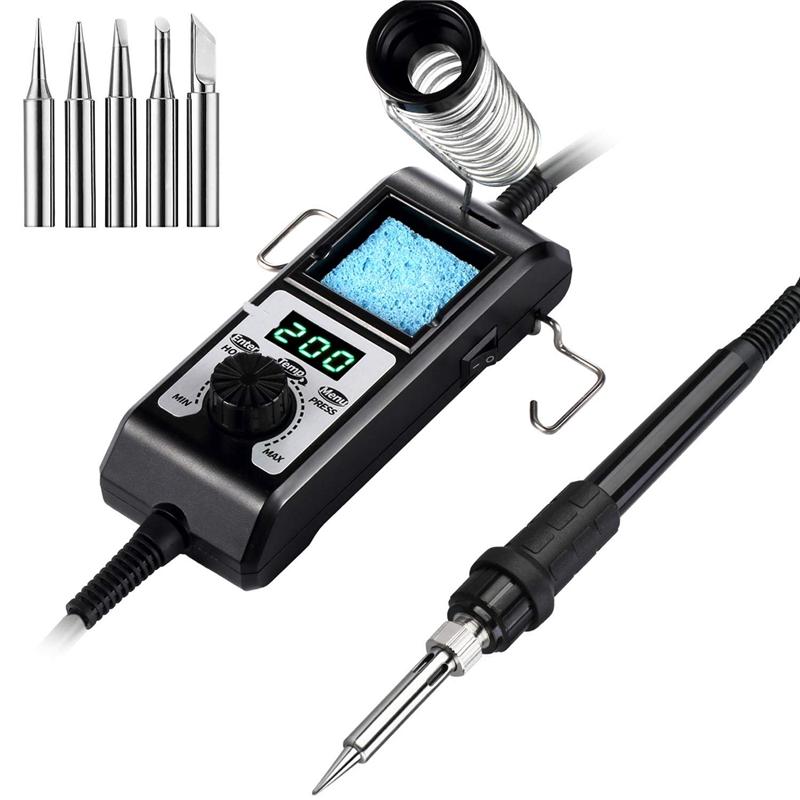 Yihua 908D-Ii 60W Soldering Iron Station Adjustable Temperature Soldering Station Detachable ...
