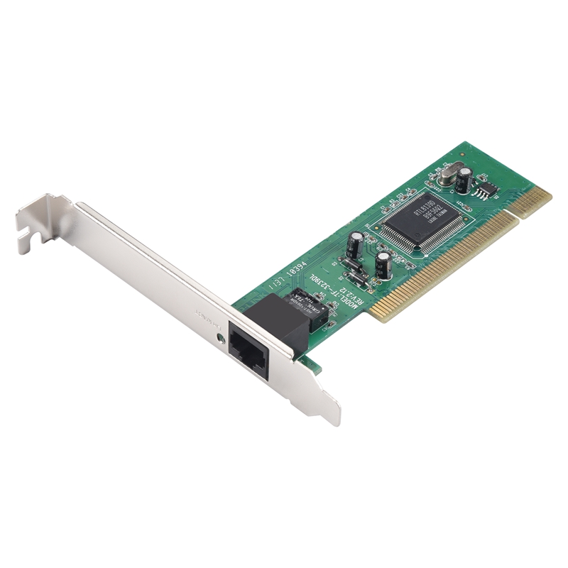 PCI Network Card RTL8139D Expansion Card 100Mbps RJ45 Ethernet Network ...