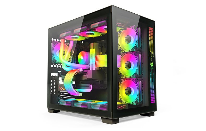 COMBO 3 Quạt case Coolmoon ARGB DM1 (Black) bộ HUB remote (Fan Infinity ...