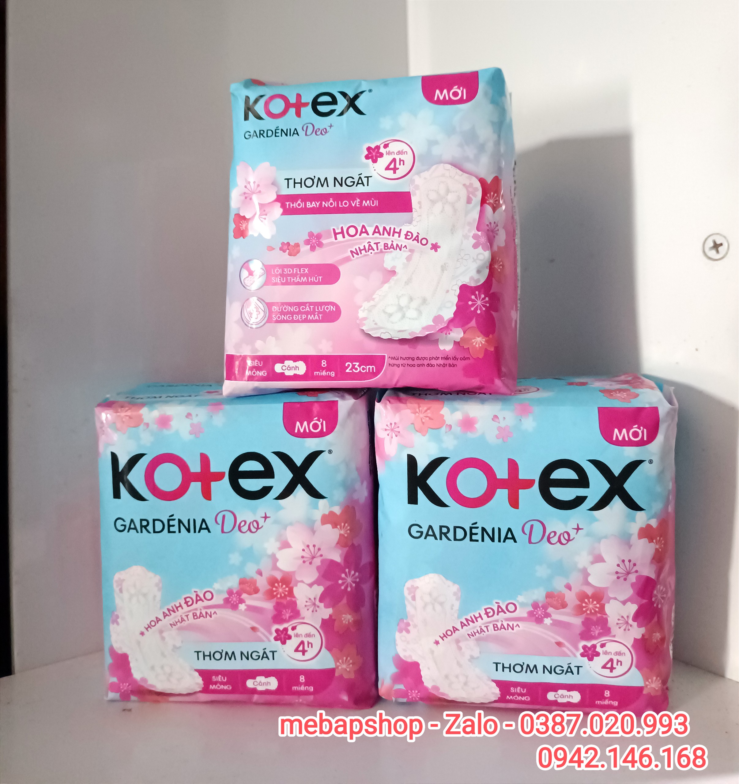 Băng vệ sinh Kotex 8m( combo 3 gói) - MixASale