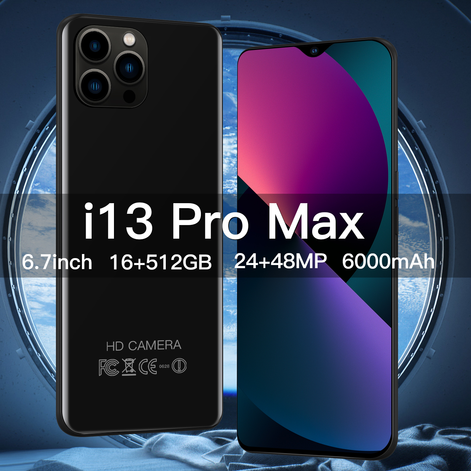 Điện thoại siêu rẻ i13 Pro Max dưới 1 triệu smartphone 6.7 inch 16512GB ...
