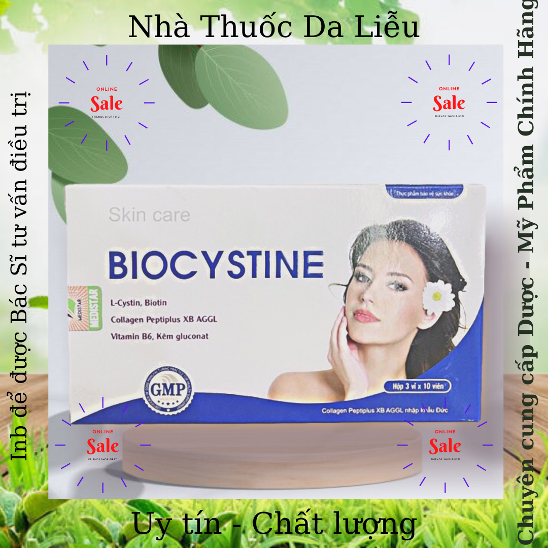 Chính Hãng VIÊN UỐNG BIOCYSTINE - VIÊN UỐNG ĐẸP DA ĐẸP TÓC CHỐNG LÃO ...