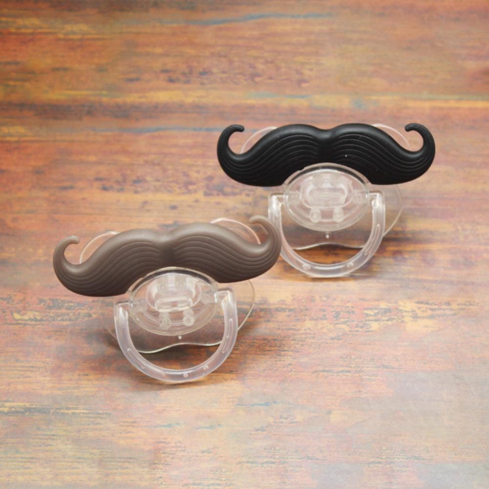 Village Baby Pacifier BPA Free Silicone Cowboy Beard Pacifier Infant ...