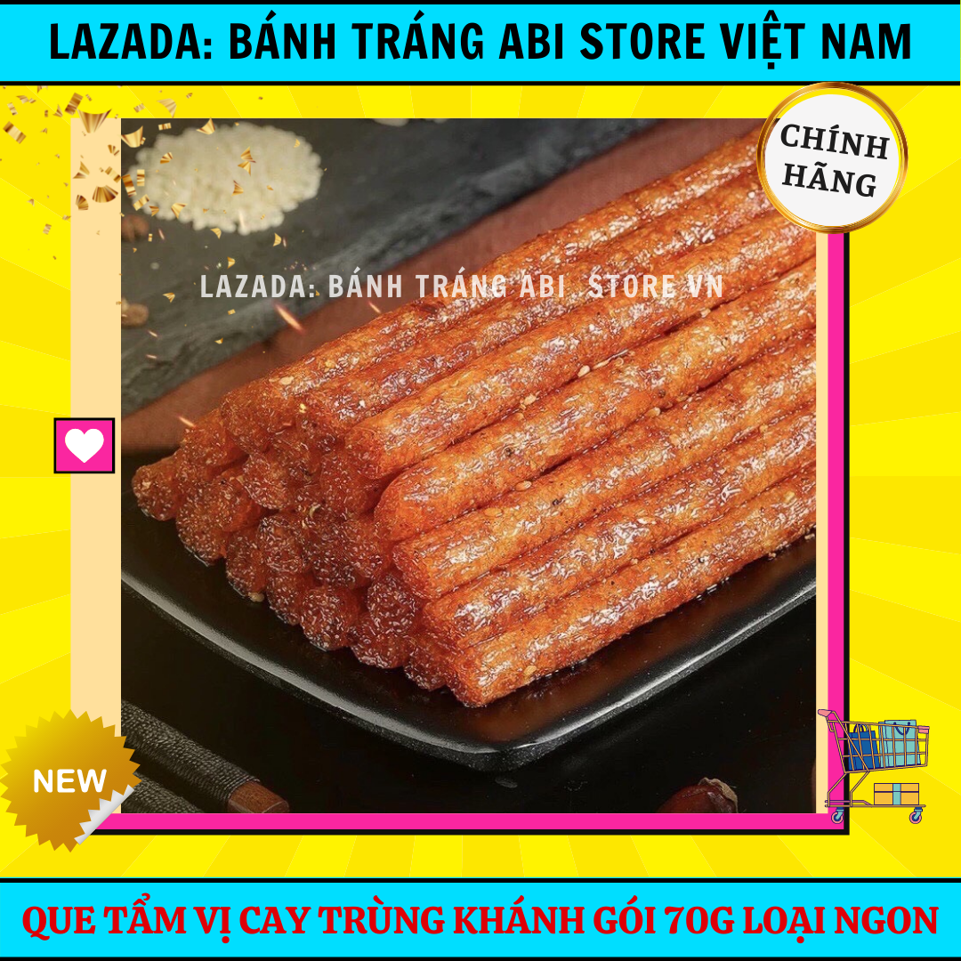 [SET 4 GÓI 70g] TĂM QUE CAY TẨM VỊ TỨ XUYÊN LOẠI NGON-Bao bì sạch đẹp ...