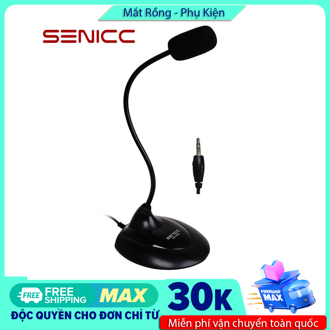Microphone SOMIC (Senicc) SM-008 dùng cho máy tính, jack cắm 3.5mm ...
