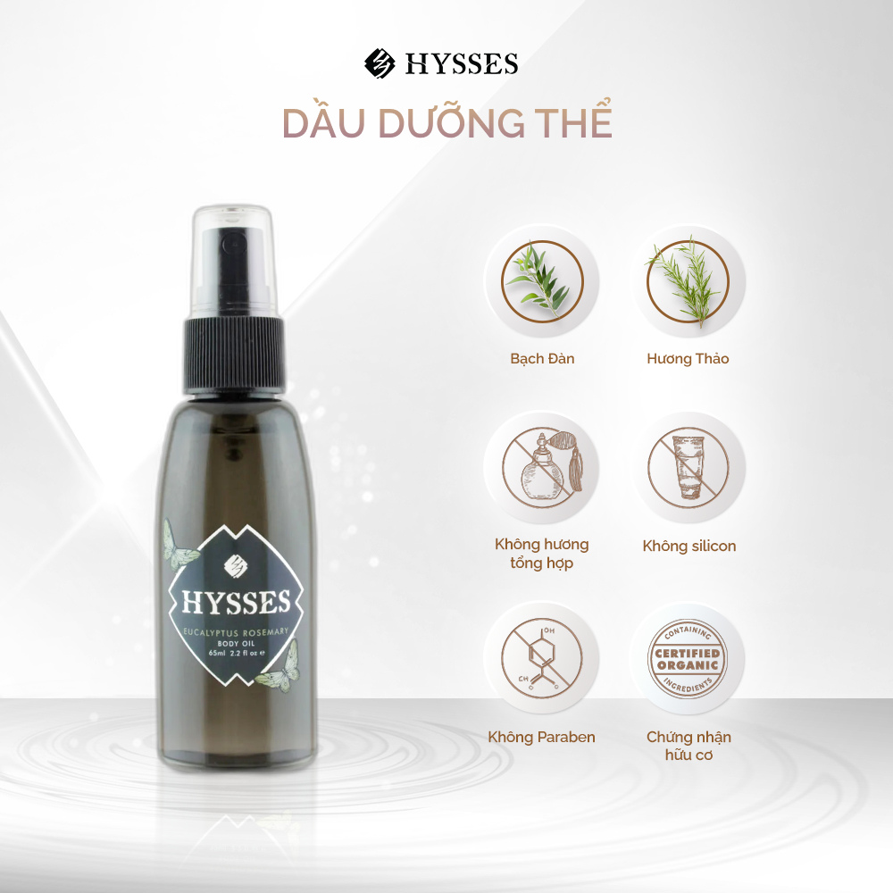 Dầu dưỡng thể Cao Cấp Hysses Body Oil Phù Hợp Cho Da Thường, Da Mụn, Hỗ ...