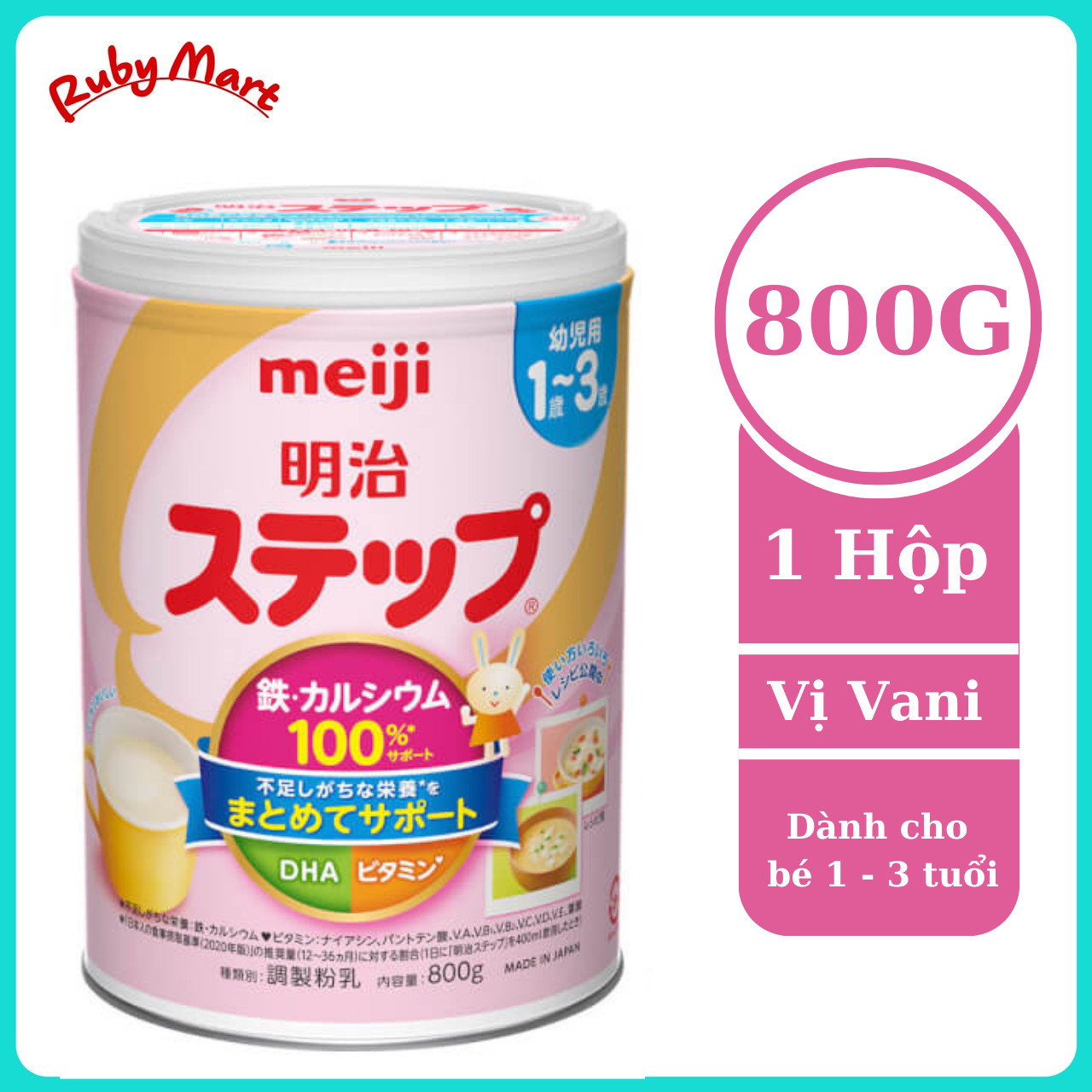 Date 11.2024 Sữa bột Meiji HP Nhật cho bé dị ứng đạm bò lon 850g - MixASale
