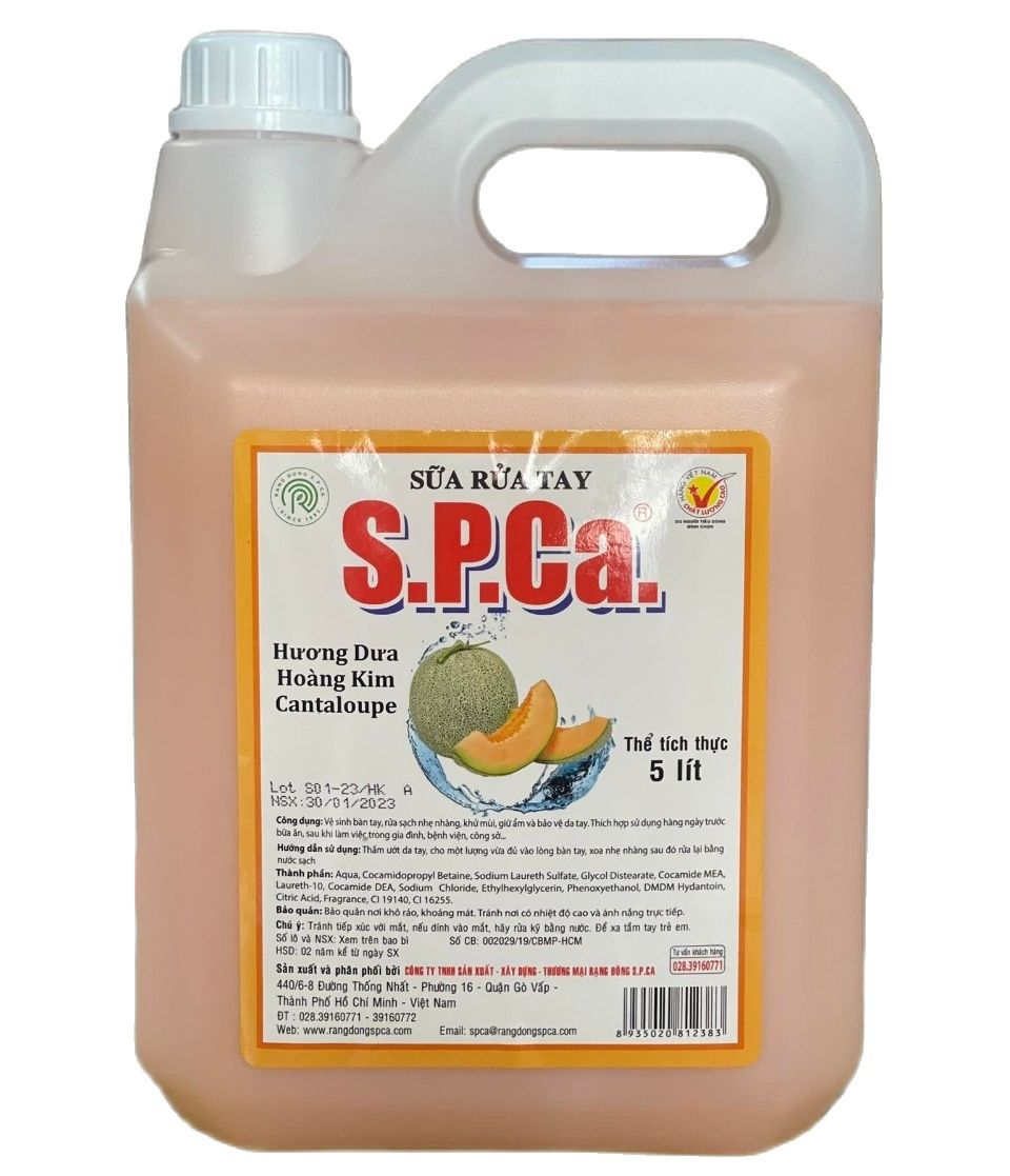 Nước rửa tay SPCa 5 lít dưỡng ẩm, bảo vệ da tay - tùy chọn hương | Lazada.vn