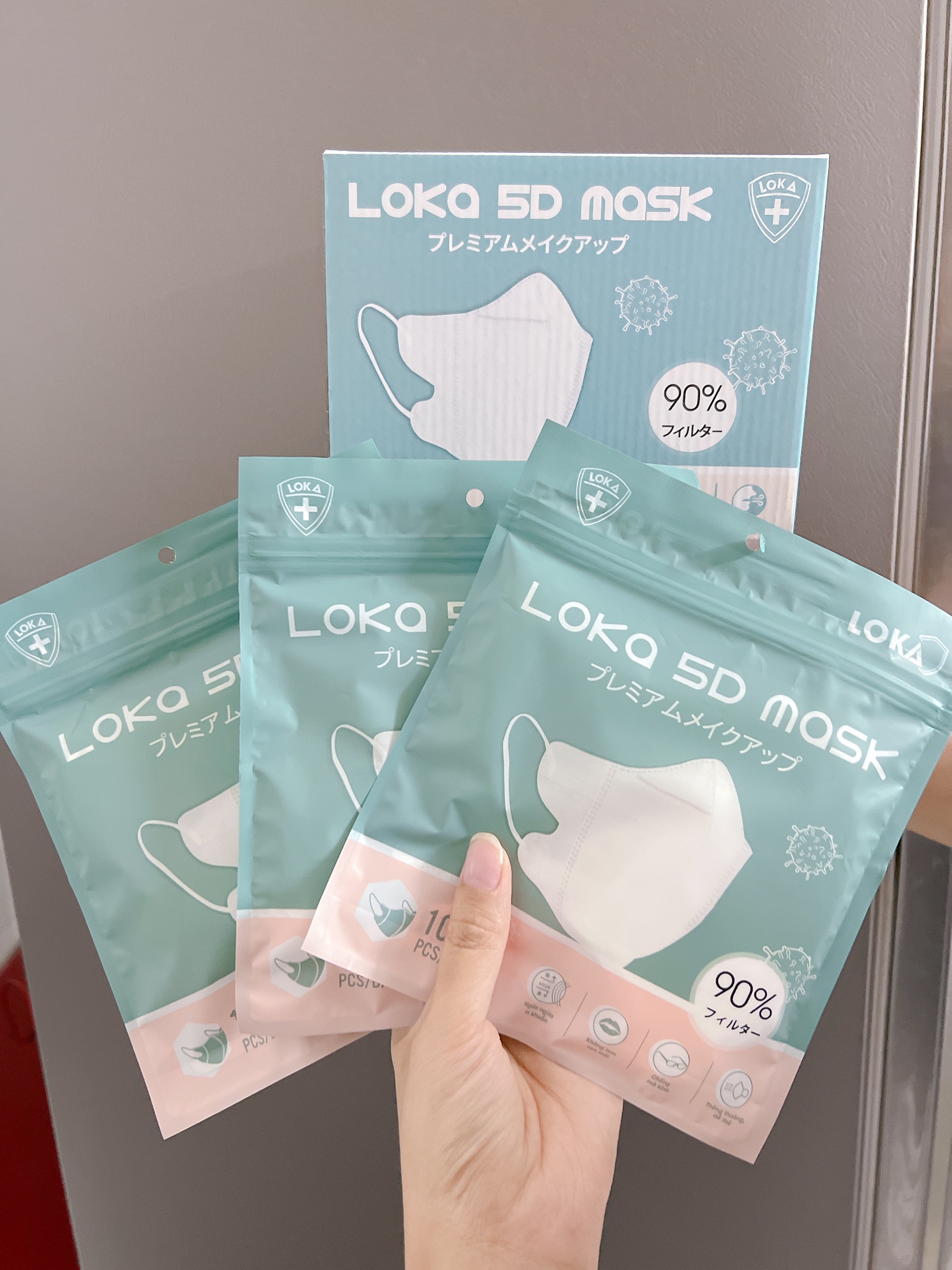 Thùng 100 cái Khẩu trang 5D mask VINAMASK - MixASale