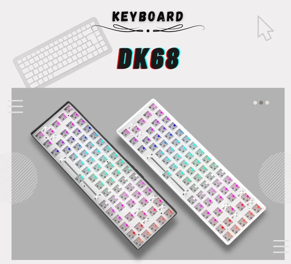 Kit bàn phím custom DK68 | Lazada.vn