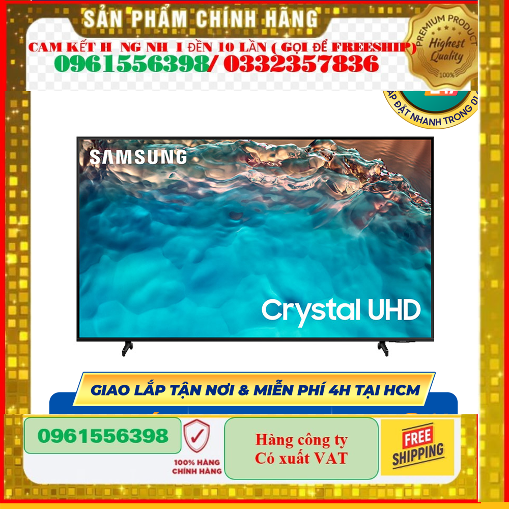 Hàng Chính Hãng 50BU8000 - Smart Tivi Samsung 4K 50 inch UA50BU8000 Mới 2022 - MixASale
