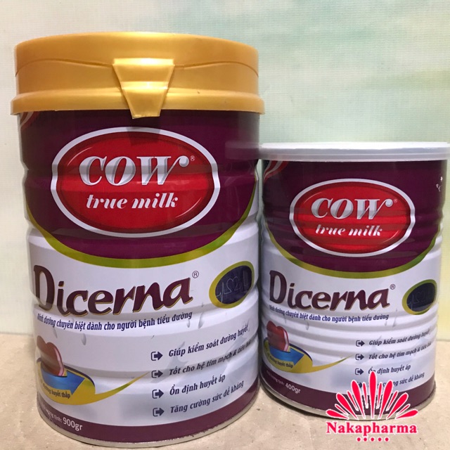 Sữa tiểu đường Cow True Milk Dicerna - Sữa đặc dụng giúp giảm đường ...