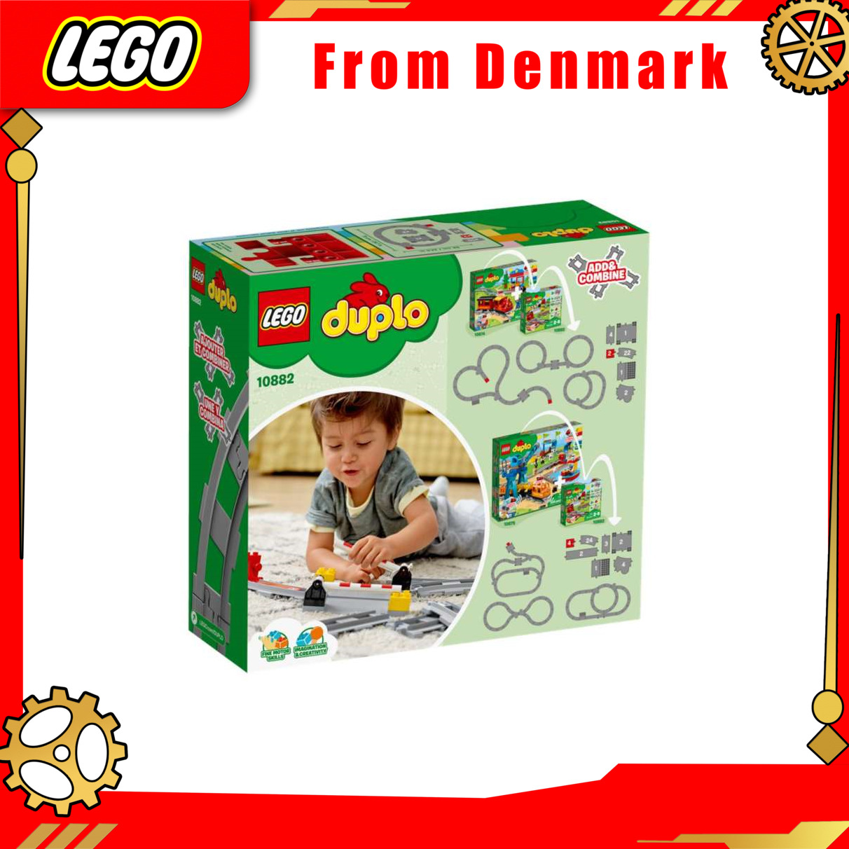 Original LEGO® DUPLO 10882 Trains (23 pieces) Children's Learning Toys ...