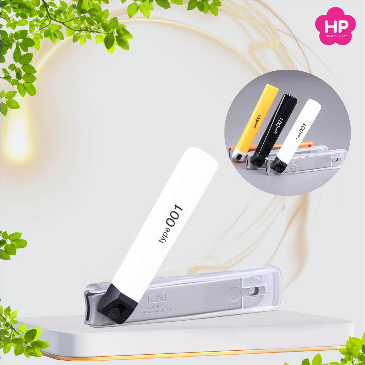 Bấm Móng Tay Type W001 Kai Razor 37411-KE0108 Cỡ Trung (Màu Trắng) | Lazada.vn