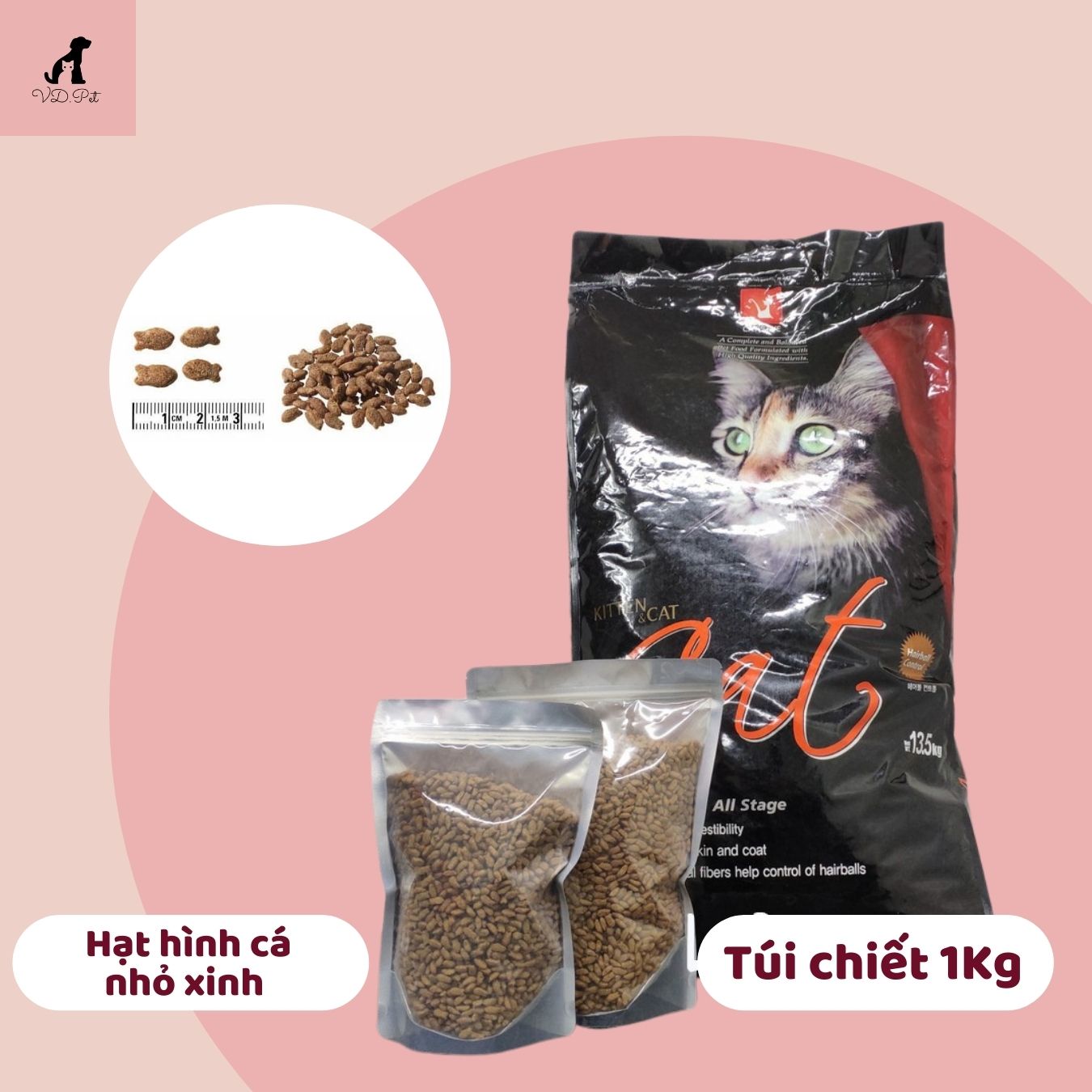 hạt mèo Thức Ăn Cho Mèo Cats eye Hàn Quốc túi chiết- catline túi chiết ...
