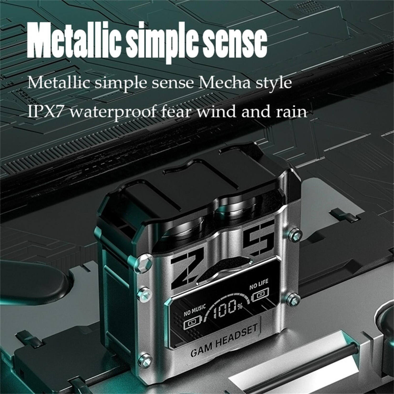 Tai Nghe Gaming M25 TWS Bluetooth v5.3 Màn Hình Led Âm Thanh HIFi Giảm ...