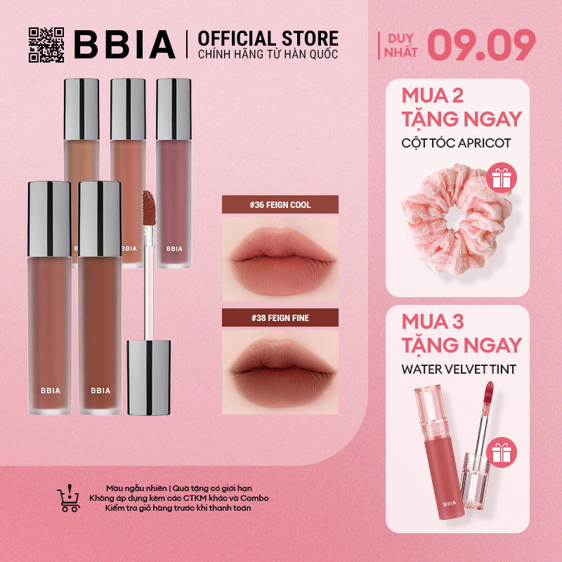 9 - 11.9 Giảm giá quà tặng độc quyền tại Lazada Son Bbia Last Velvet Tint - V Edition - Version ...