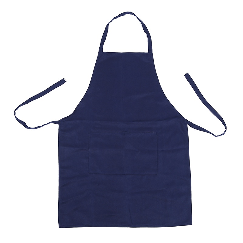 Plain Apron with Front Pocket Kitchen Cooking Craft Baking - DFGJHDTGH ...