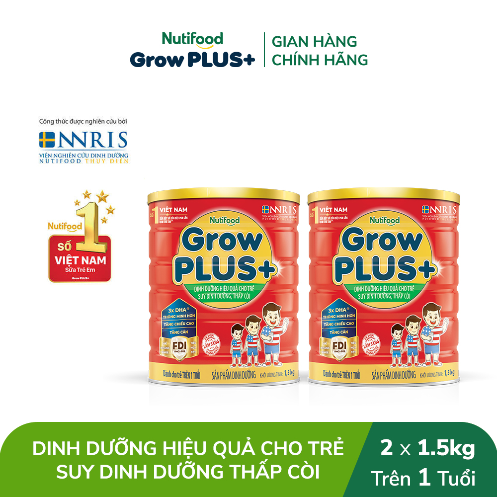 Tặng 1 quà 4 lon Nutifood Growplus Xanh 1.5kg tặng combo vui hè - MixASale