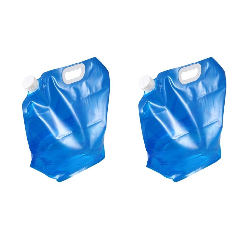 2X Foldable Water Can 10 Liters Blue | Lazada.co.th