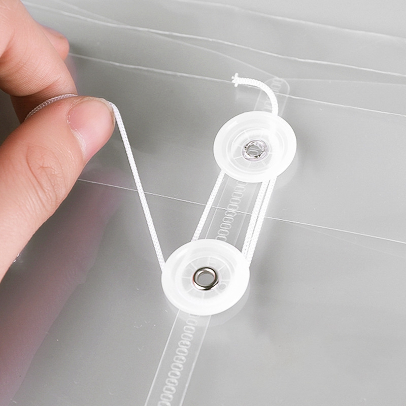 12 Pack Clear Plastic Envelopes Poly Envelopes Expandable Files Document Folders with Button ...