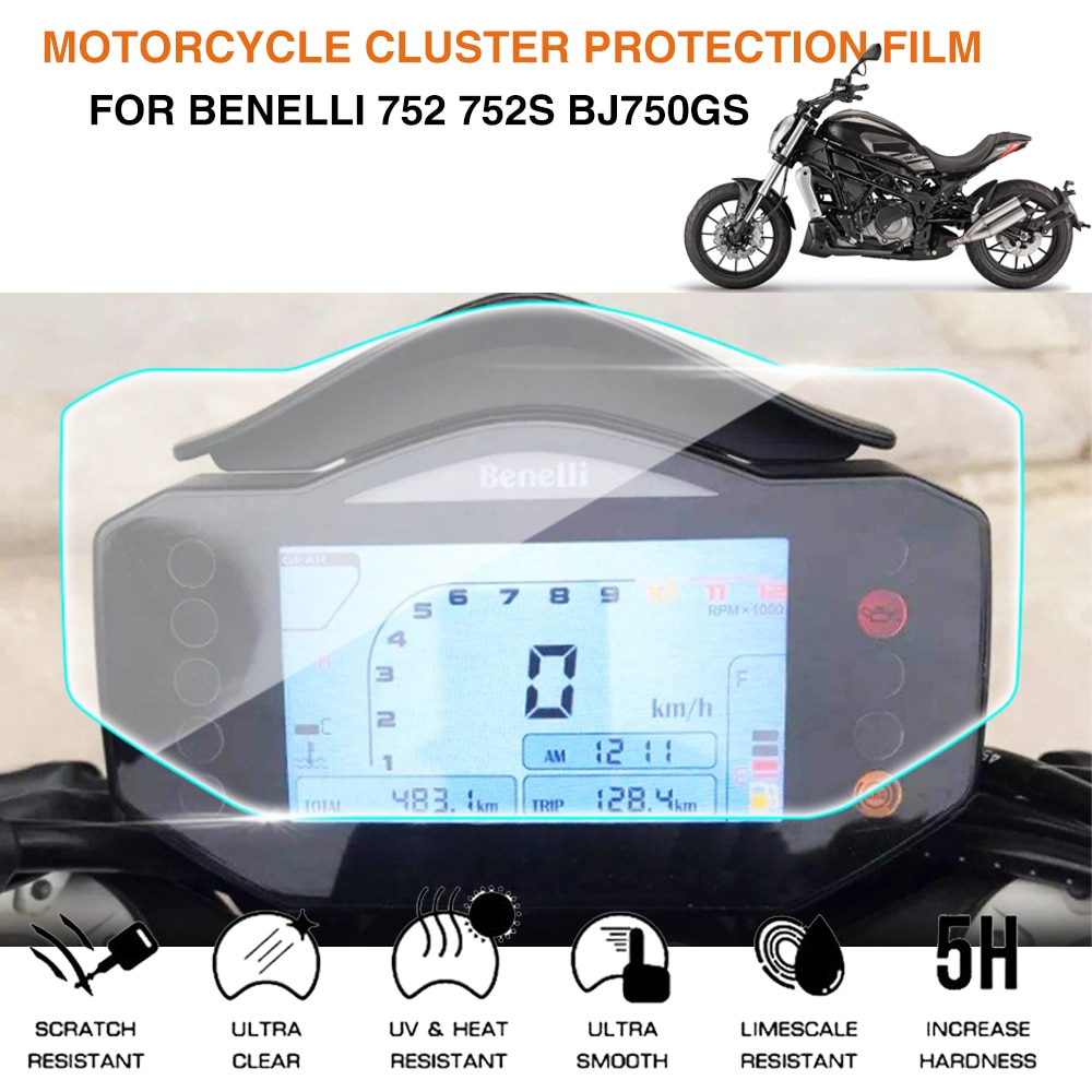 Motorcycle Cluster Scratch Protection Film Dashboard Instrument ...