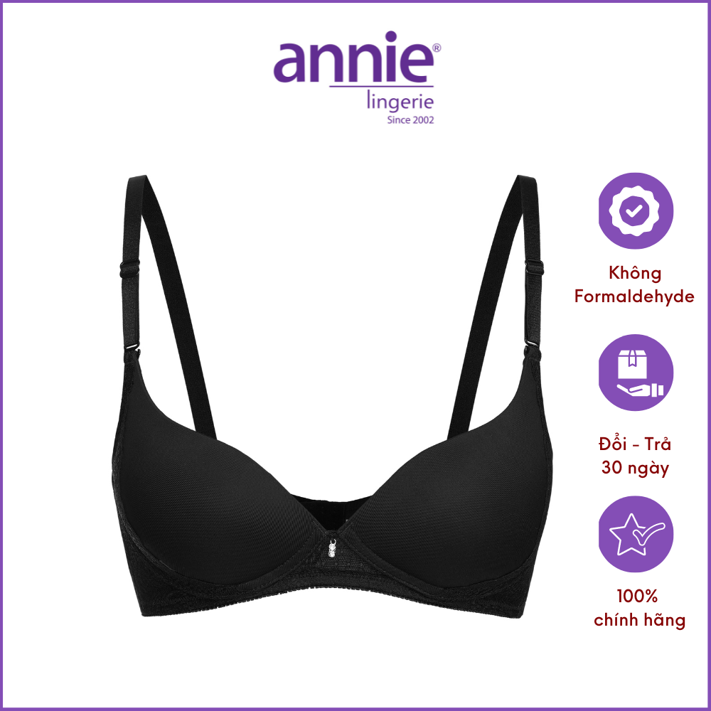 Áo Ngực Trơn không gọng bản to 3 móc tạo dáng lưng thon Cub B annie ...