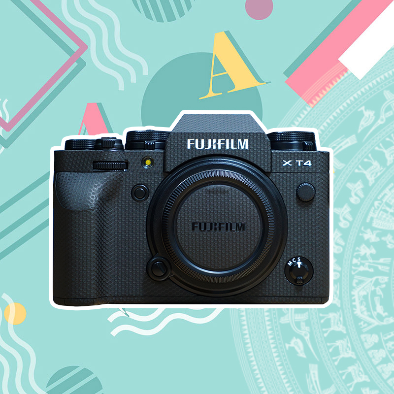 Miếng Dán Skin Máy Ảnh 3M - Black Matrix - Cho máy ảnh Fufìilm XT1/ XT2/ XT3/ XT4/ XH1/ XE3/ XE4 ...