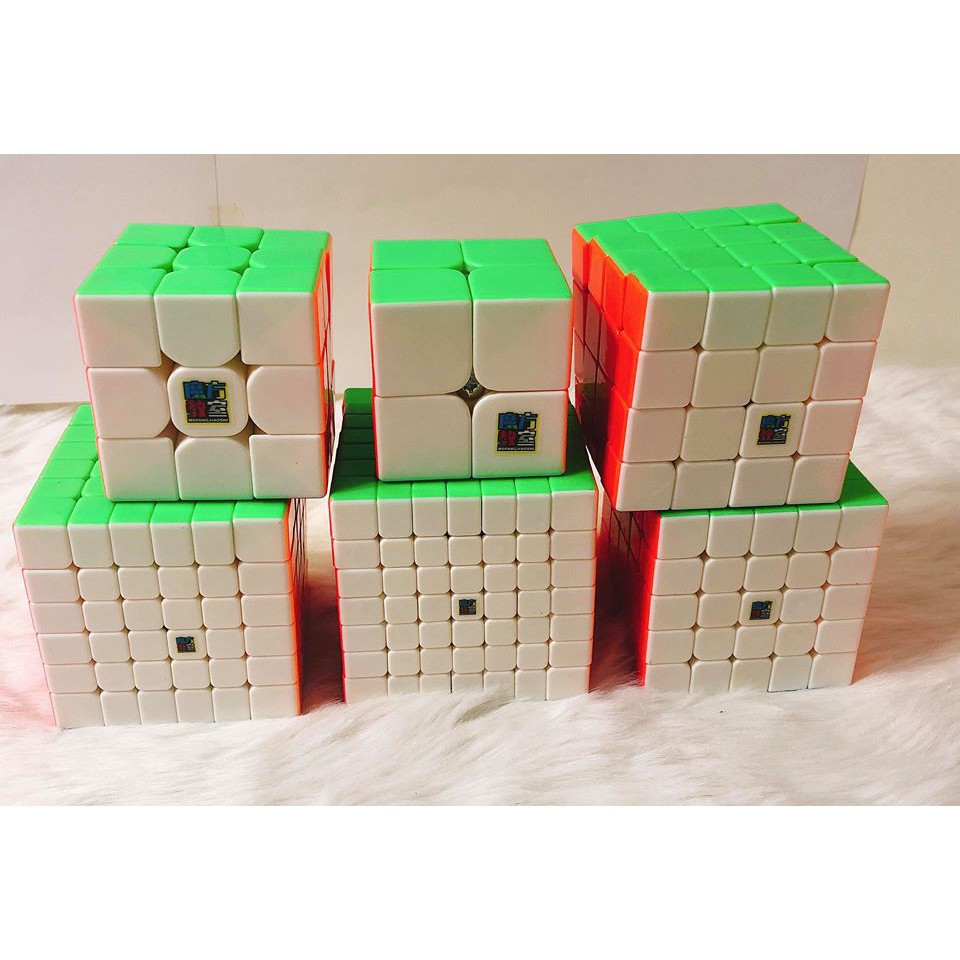 Combo Rubik 6 chiếc 2x2-7x7 MoFangJiaoShi Gift box 234567 - Bộ Rubik 6 ...