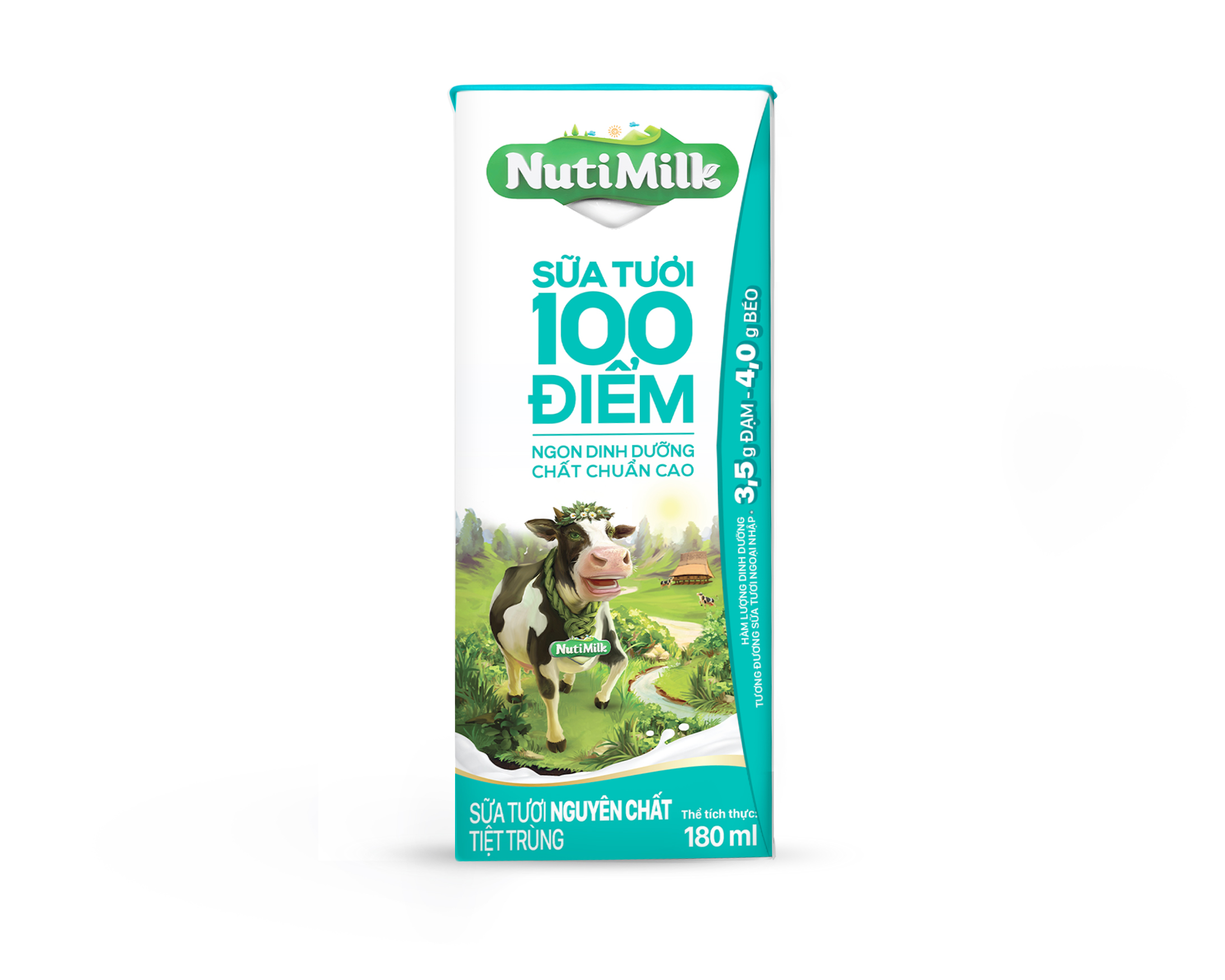 Thùng 48 Hộp NutiMilk Sữa tươi 100 điểm - Sữa tươi tiệt trùng nguyên ...
