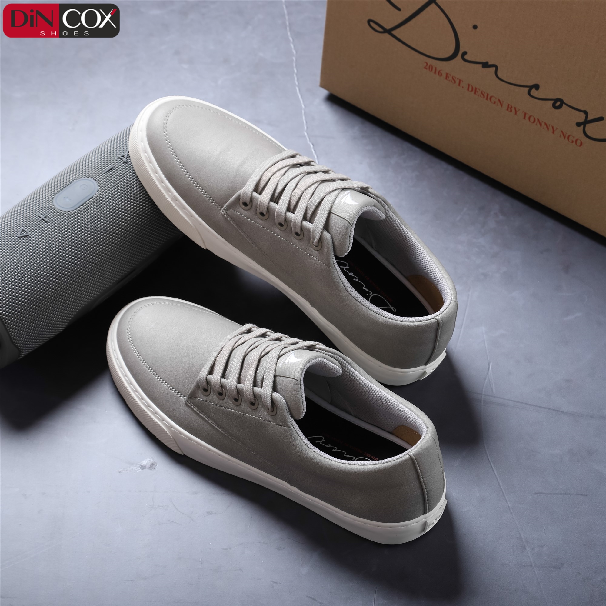 Giày Dincox Sneaker D06 Grey, Giày thể thao Nam chính hãng DINCOX, Chất ...