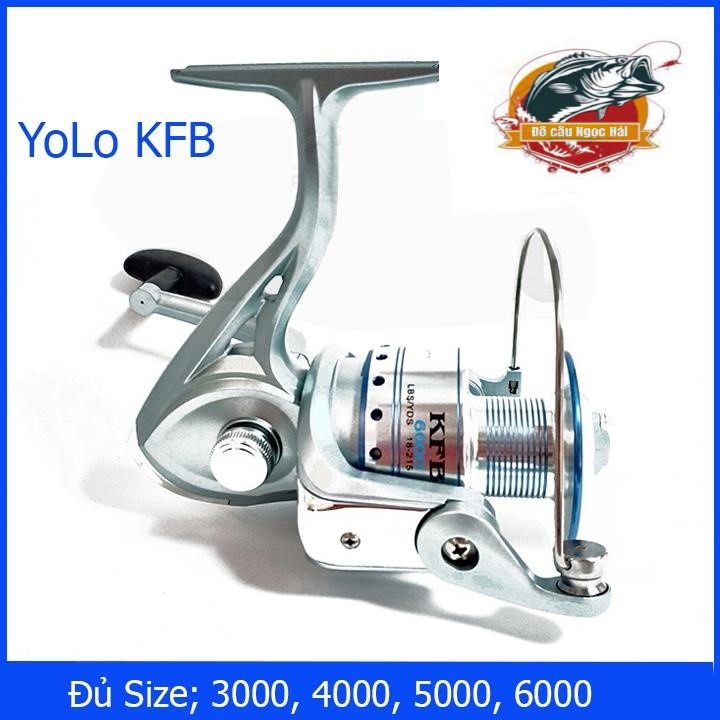 Máy Câu Cá YoLo KFB Cao Cấp, may cau ca yolo kfb gia re, Đủ Size; 3000, 4000, 5000, 6000 (Đồ câu ...