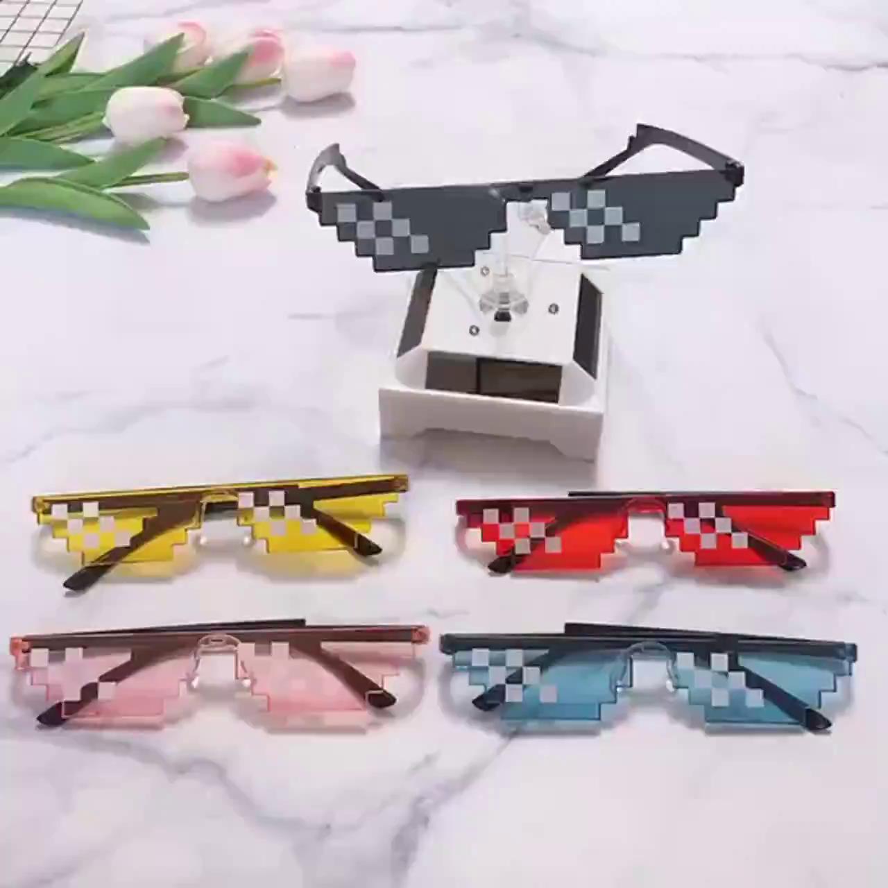 Kính Thuglife 6 Chấm MINECRAFT - Thug Life Nhiều Màu Sắc - MixASale