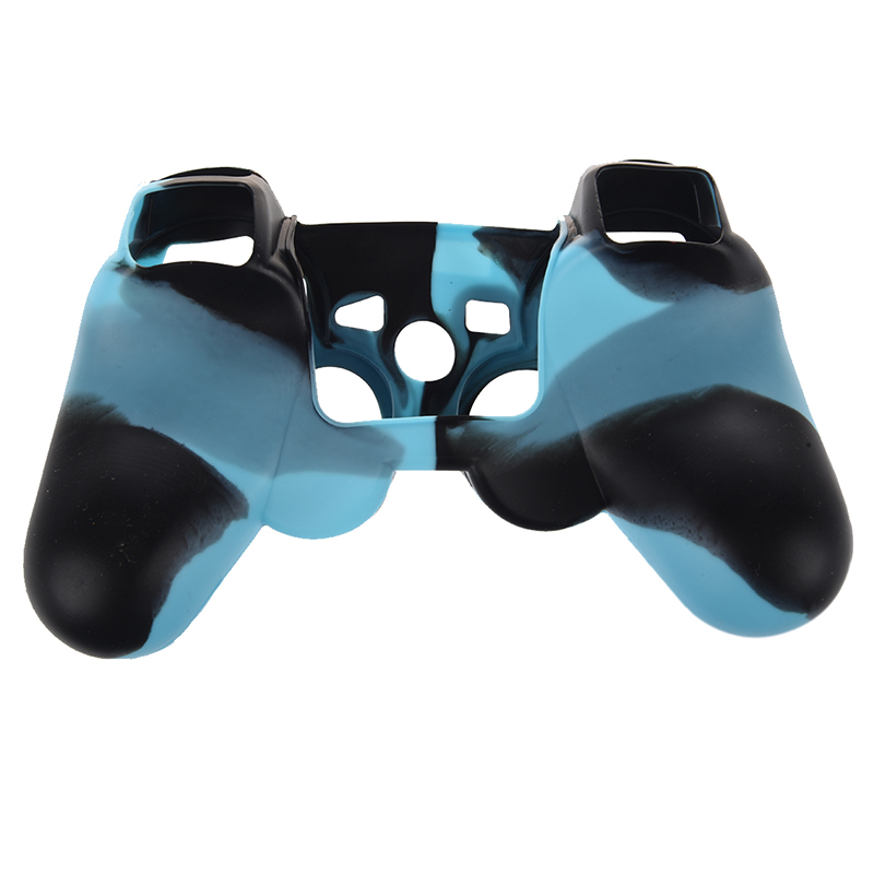 Camouflage Silicone Skin Case Cover For PS3/PS2 Playstation Controller ...