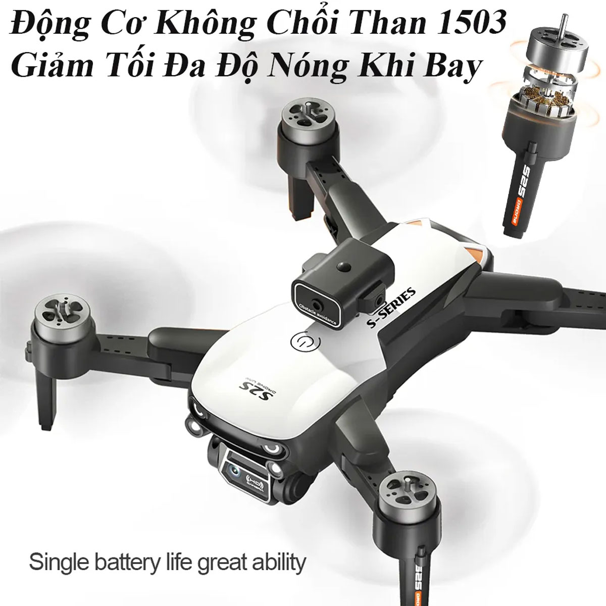 Máy Bay Camera Flycam 4K S2S Chính Hãng Cảm Biến Chống Va Chạm Máy Bay ...