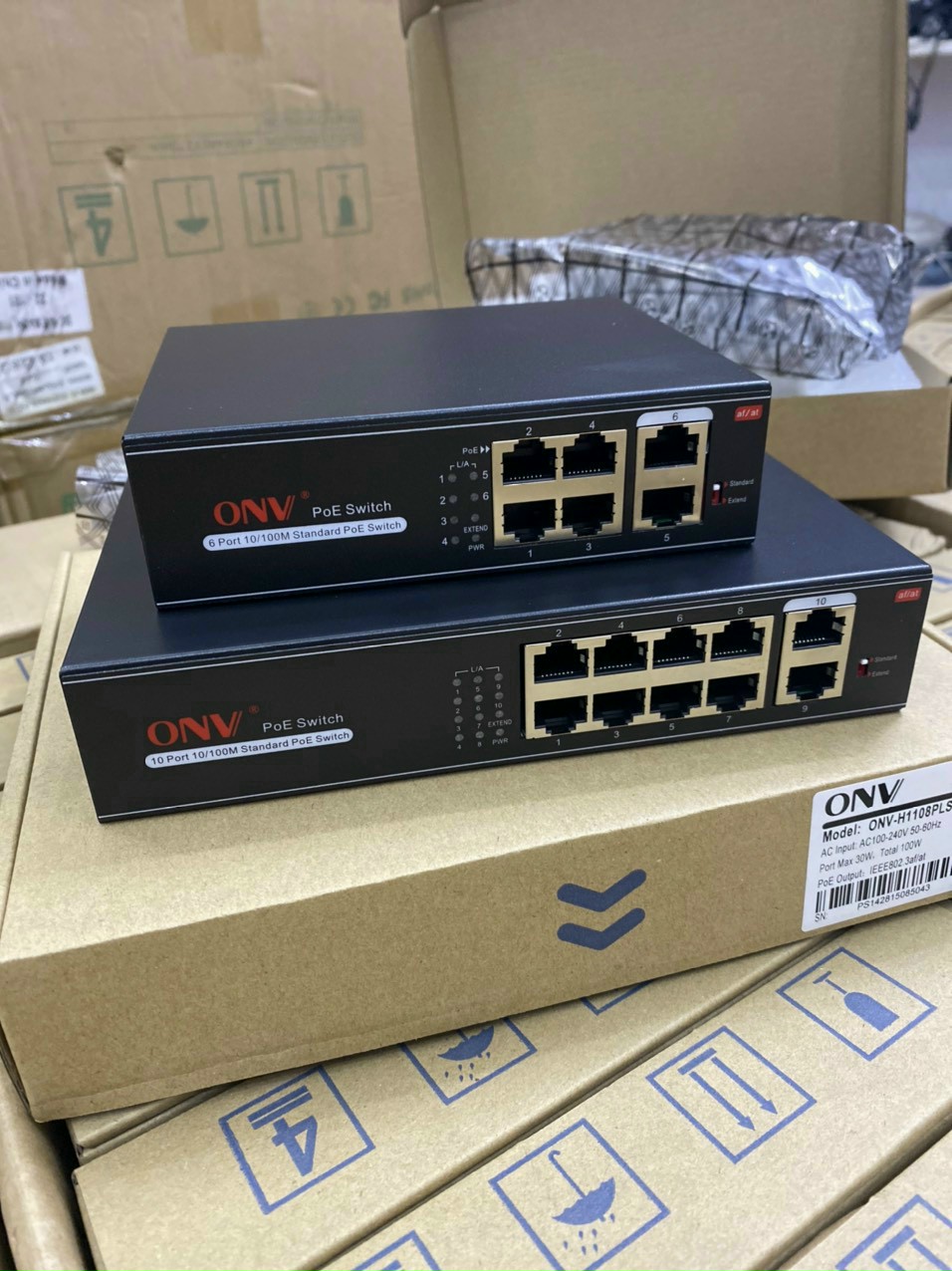 Switch POE ONV 4 Cổng POE, 8 Cổng POE + 2 Cổng Uplink - Hàng Chính Hãng Bảo Hành 24 Tháng ...