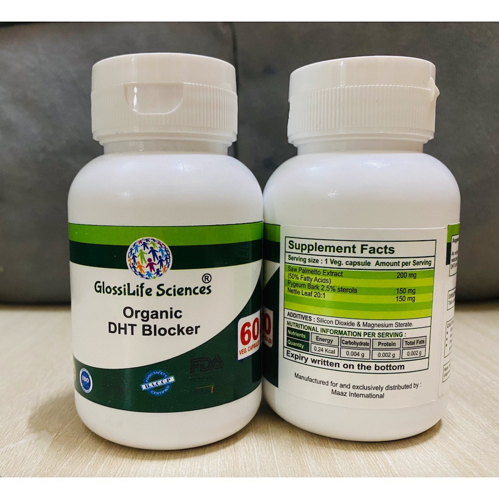 [Date xa] Organic DHT Blocker ngăn rụng tóc, Giảm nhờn da đầu, cân bằng ...
