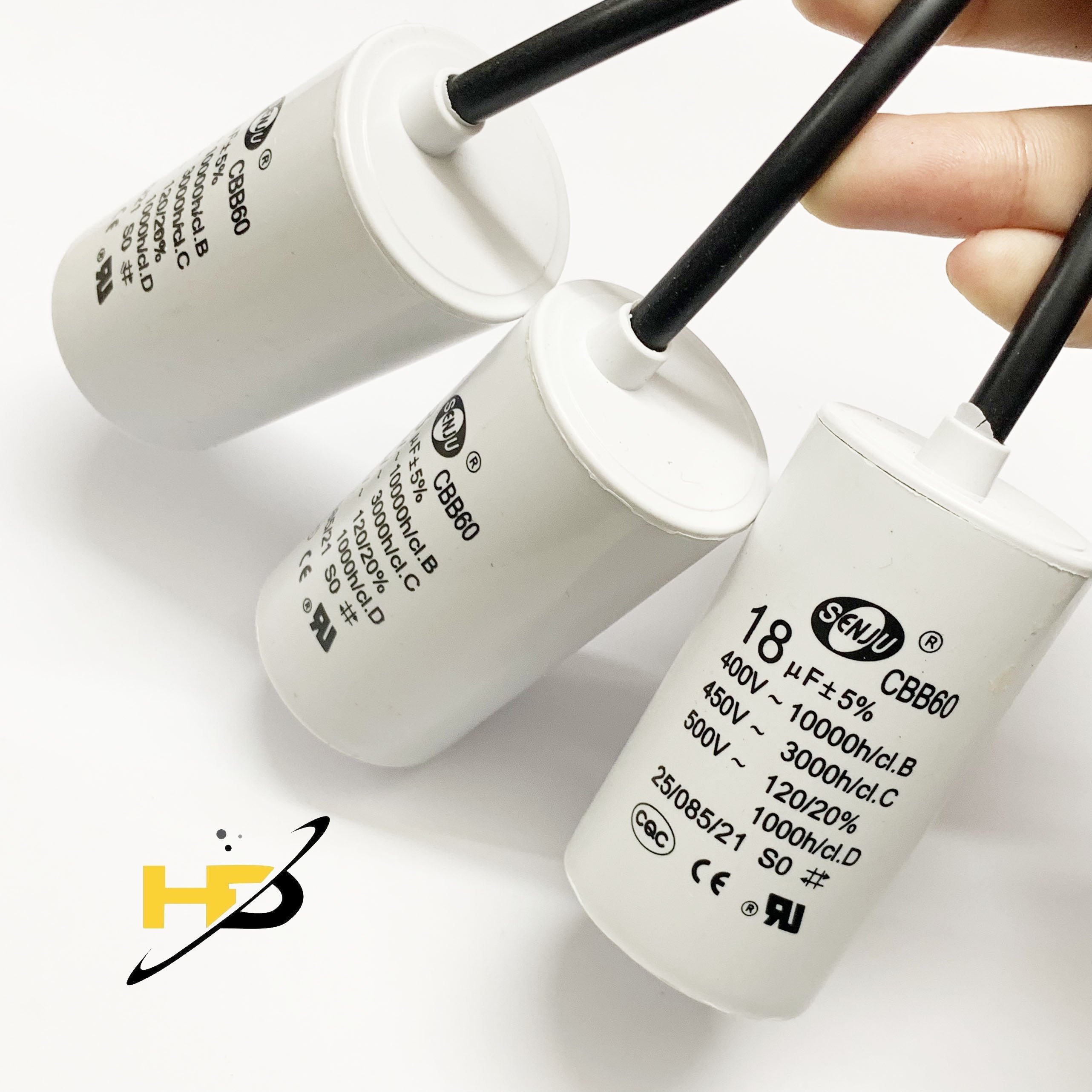 Tụ Khởi Động SENJU CBB60 18uF 450V 5% Động Cơ Xoay Chiều, Tụ Máy Bơm ...