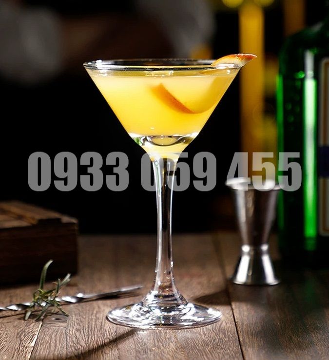 Bộ 6 Ly thủy tinh uống rượu cocktail, ly martini cốc thủy tinh uống ...