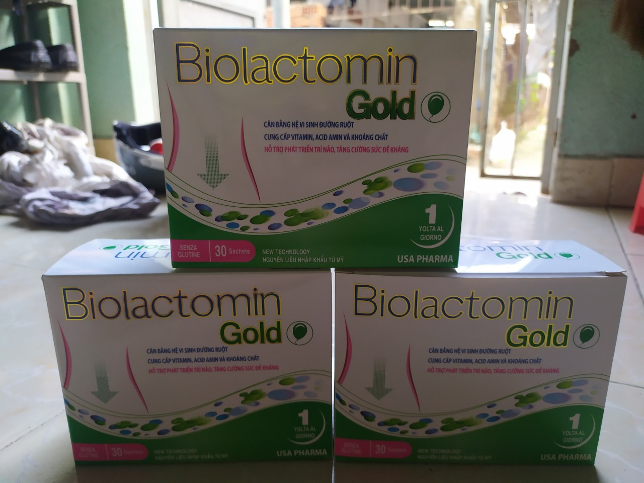 Biolactomin Gold Xanh - Bổ sung lợi khuẩn, cân bằng hệ vi sinh đường ...