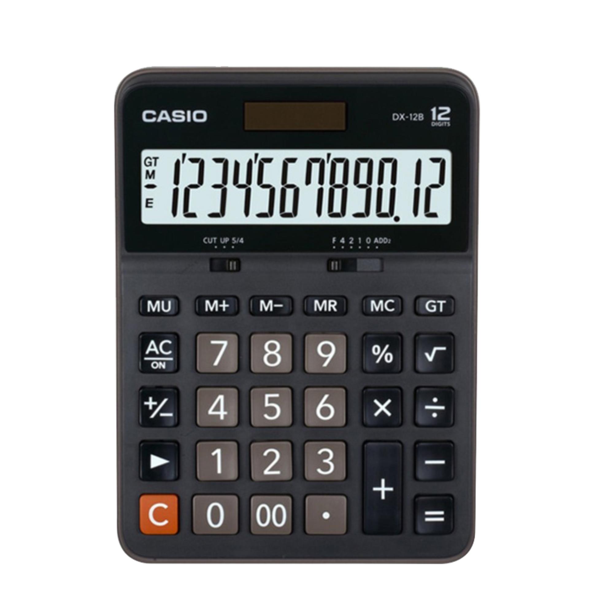 Máy Tính Casio DX-12B chính hãng, hiển thị 12 số, nhỏ gọn tiện lợi ...