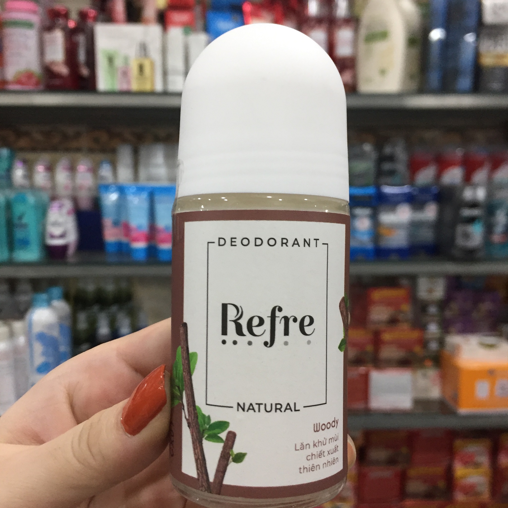 Lăn Khử Mùi Refre Natural Chiết Xuất Hương Gỗ 40ml Deodorant Natural ...