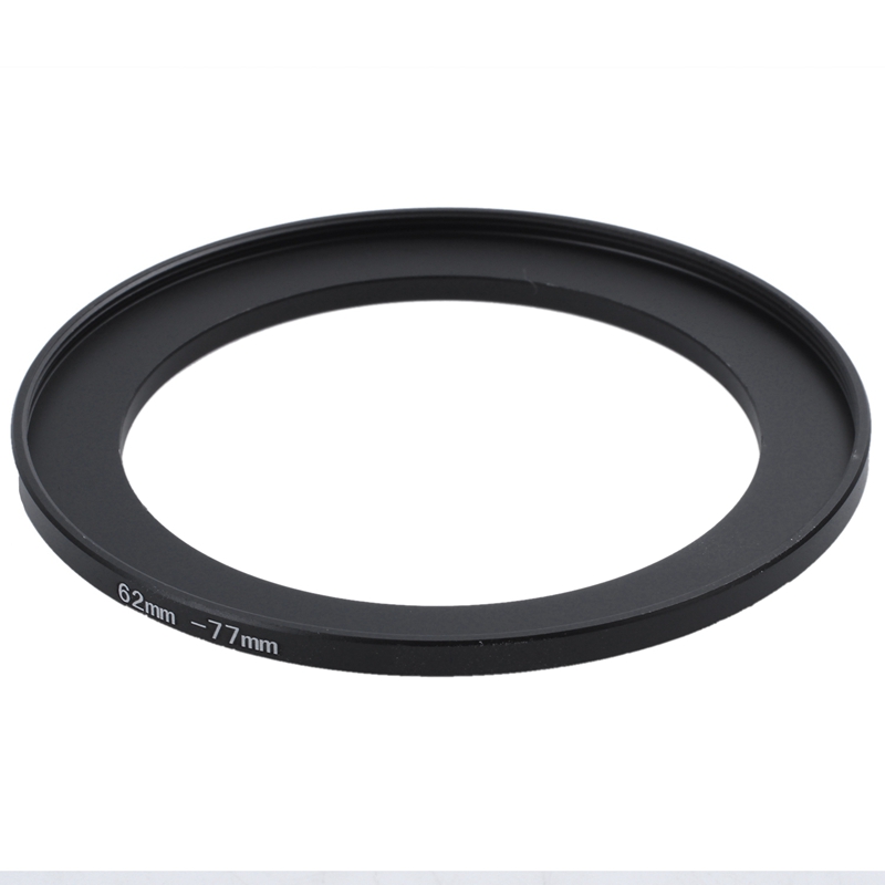 2Pcs Camera Lens Step Up Filter Black Metal Adapter Ring - 72Mm-77Mm ...